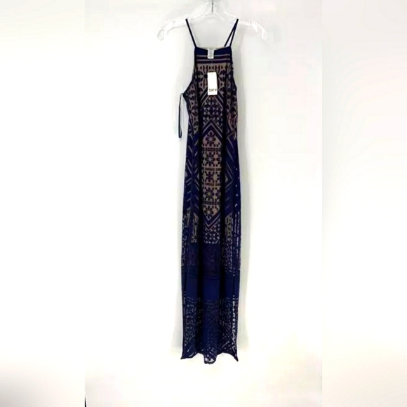 Bar III | Dresses | New Bar 3 Lace Pattern Maxi Dress | Poshmark